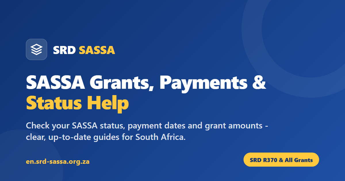 SASSA Old Age Grant 2026 - Amount, Dates & How to Apply